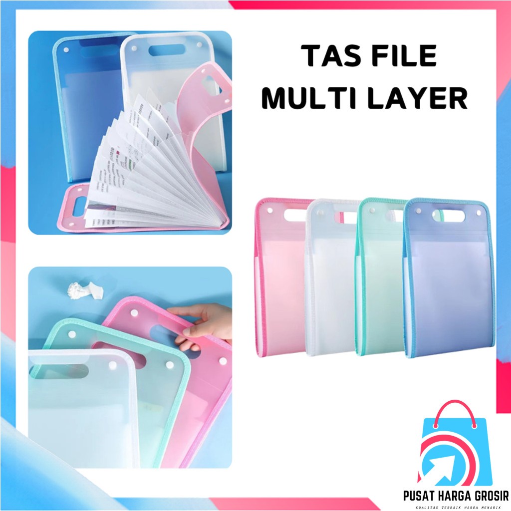 Jual PHG Tas Dokumen A4 Folder Map Kerja Document Tas file Handle Warna ...