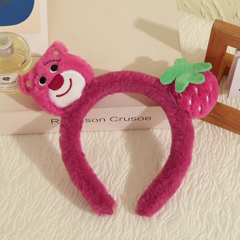 Jual GBI Bando Beruang Pink Strawberry Imut Style Wanita Anak Dan ...