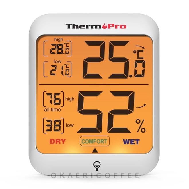 Jual Indoor Thermometer Hygrometer Thermopro / Termometer Suhu Ruang ...