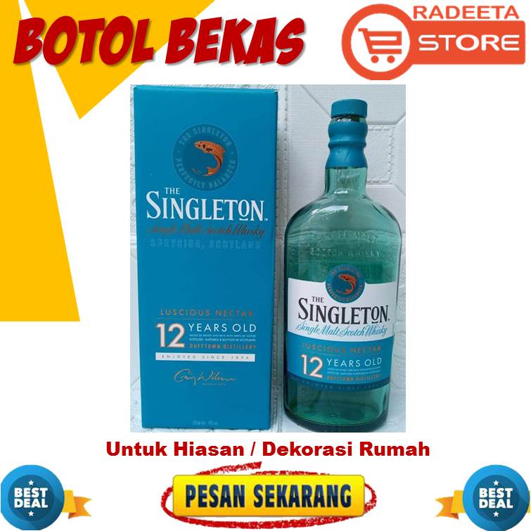 Jual Botol Bekas Minuman Keras - Miras The Singleton - Jack Daniel - Bailey - Chivas Regal ...