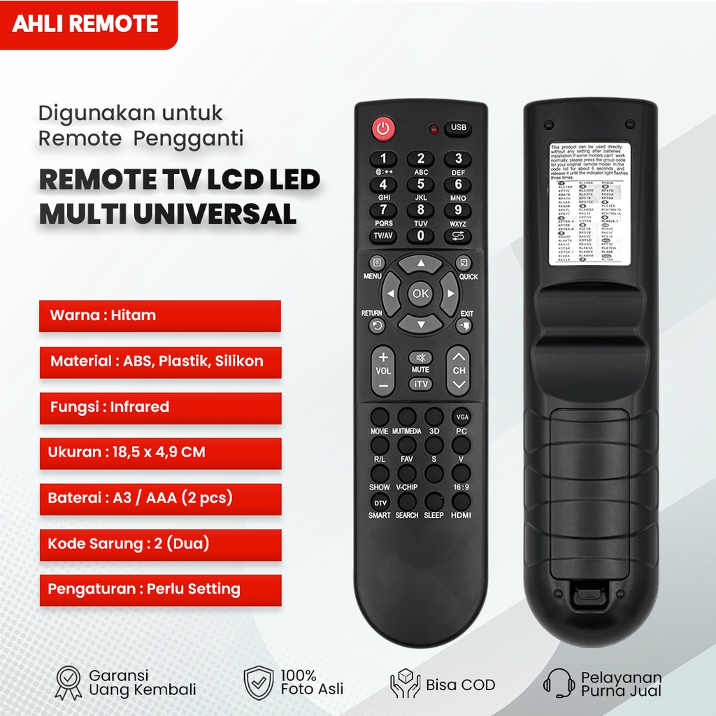 Jual Remot TV Changhong LCD LED Universal / Remote LCD LED Multi ... Jual Remot TV Changhong LCD LED Universal / Remote LCD LED Multi ...