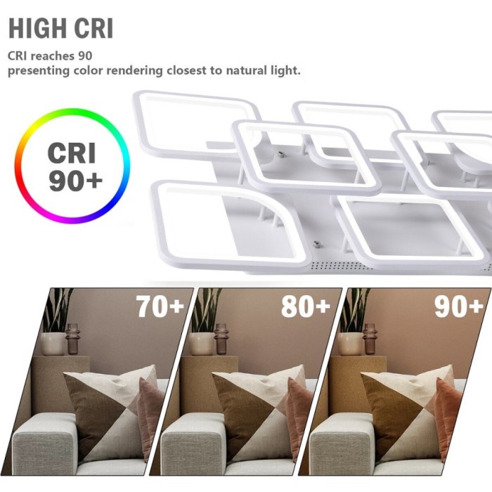 Jual Lampu Plafon Atap Rumah Led Minimalis Modern Elegan Remot Kontrol ...