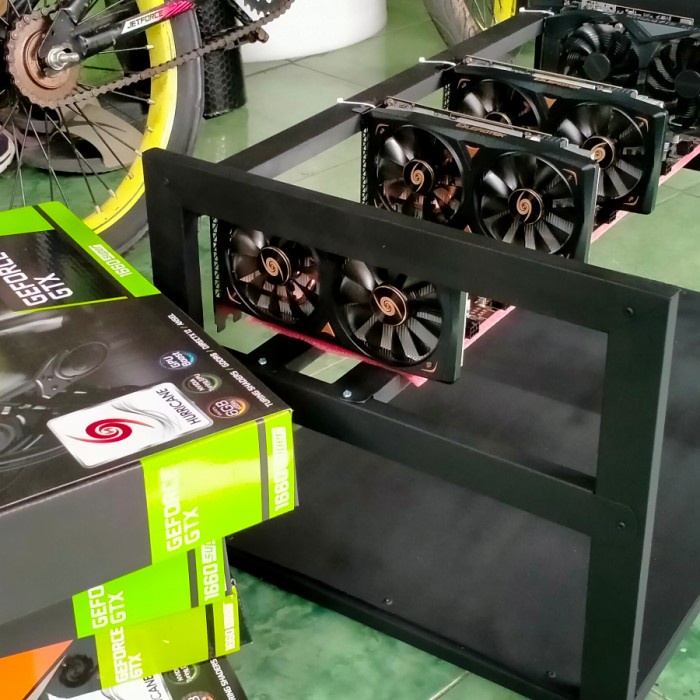 Jual Paket Komplit Rig Mining Mobo + Ram + PSU + Rak + Fan + Fd Hive OS ...