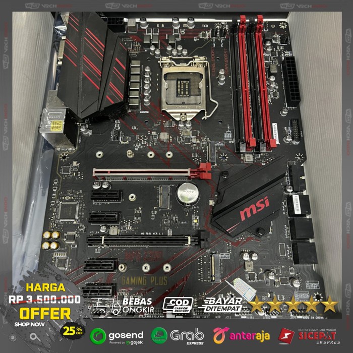 Jual Motherboard / MOBO MSI MPG Z390 GAMING PLUS Gen 8 / 9 - LGA 1151 !! | Shopee Indonesia