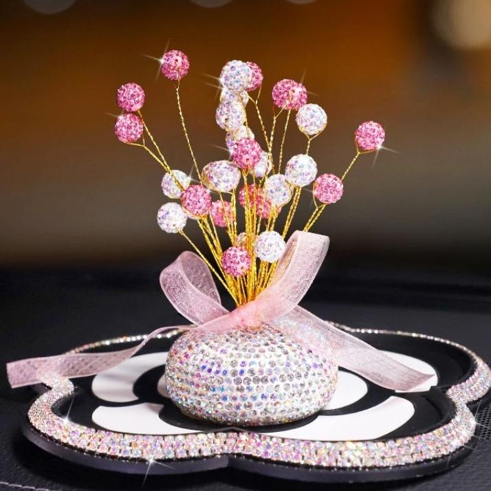 Jual Ls Balon Crystal Hiasan Mobil Blink Pajangan Dashboard Mobil Motif ...