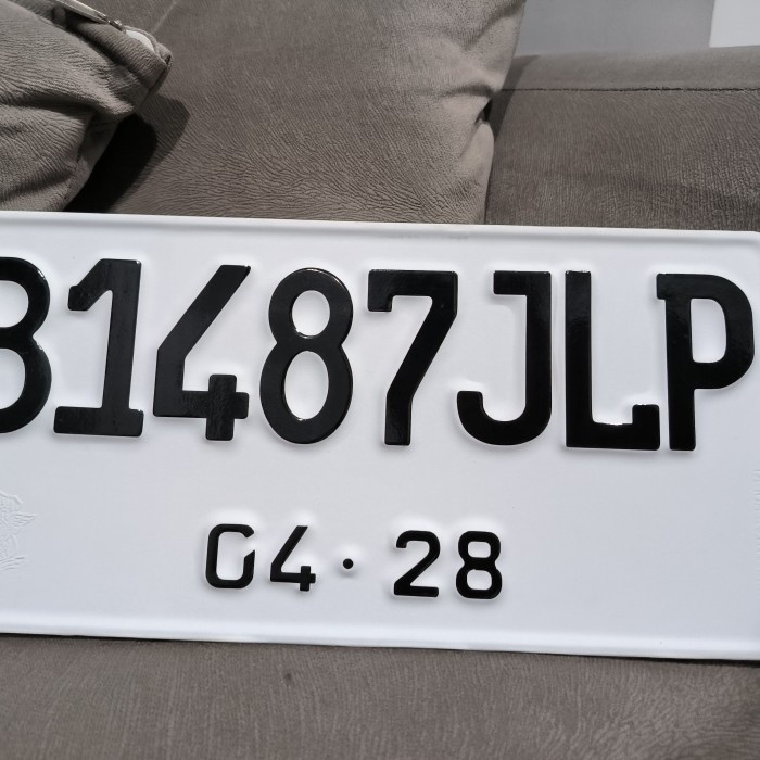 Jual Promo " Plat Nomor Jdm Size Standar Jepang Ukuran 33X16Cm , Plat ...
