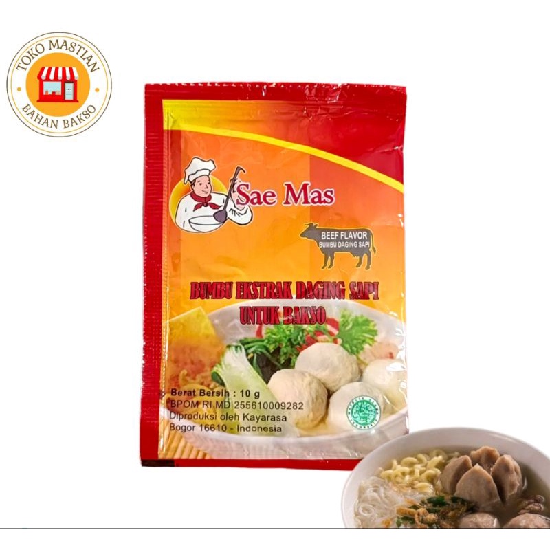 Jual Beef powder sari daging sapi cap Sae Mas merah (5pcs) | Shopee ...