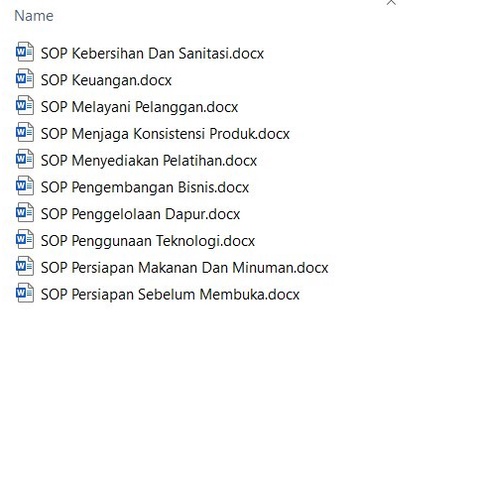 Jual Paket 10 SOP Bisnis Coffee Shop / Warung Kopi Cofee + Flowchart + Form -27sg | Shopee Indonesia