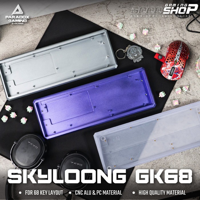 Jual Paradox Gaming GK68X CNC Case Bottom Shell for 68Keys Gaming ...