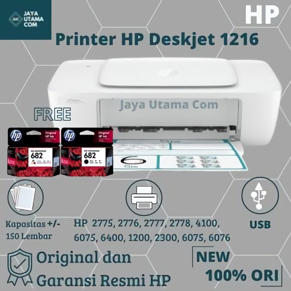 Jual Printer HP DeskJet Ink Advantage 1216 ( PRINT ONLY ) | Shopee ...