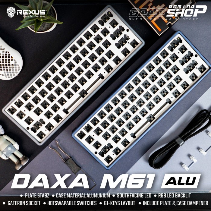 Jual Rexus Daxa M61 Alu - Barebone | Shopee Indonesia