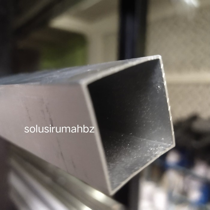 Jual _^_^_^] pipa kotak aluminium 25 x 25 mm panjang per 10cm hollow ...