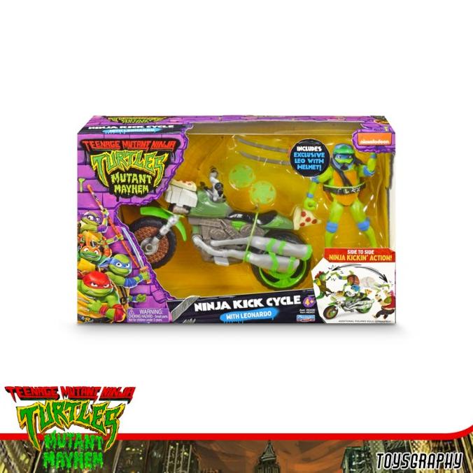 Jual Teenage Mutant Ninja Turtles Mutant Mayhem Ninja Kick Cycle ...