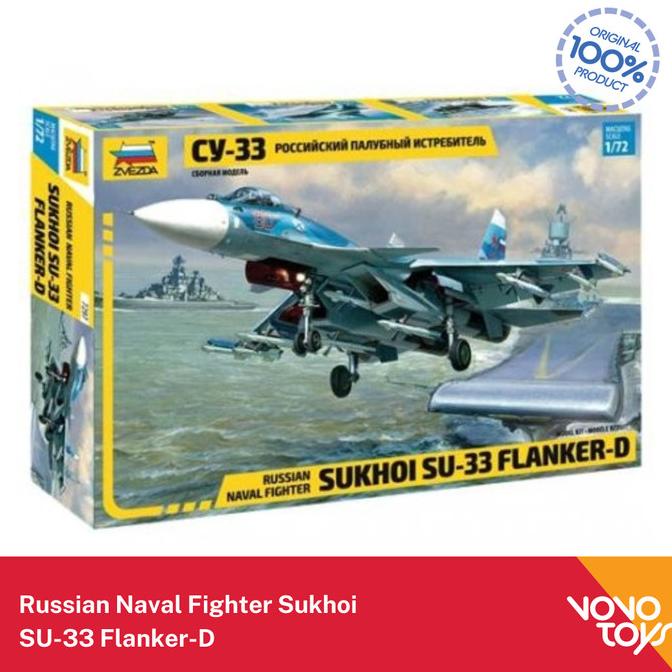 Jual Model Kits Pesawat Russian Naval Fighter Sukhoi SU-33 Flanker D ...