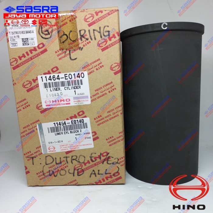 Jual Liner/Boring #C [HARGA 1 PCS] - Dutro/Dyna E1/E2 W04D-ALL|FB - ORI Hino Genuine Parts HIN ...