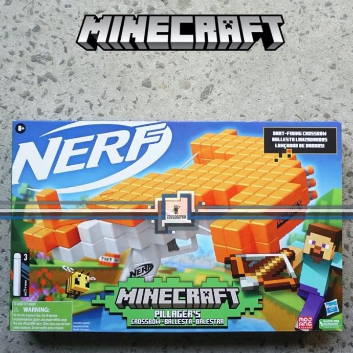 Jual NERF Minecraft Pillagers Crossbow Pillager's Bow Strike | Shopee ...