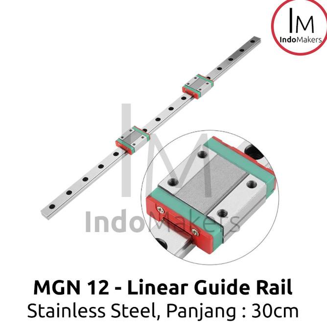 Jual Mgn12 / Mgn 12 Linear Guide / Rel Linear Cnc / Stainless Steel ...