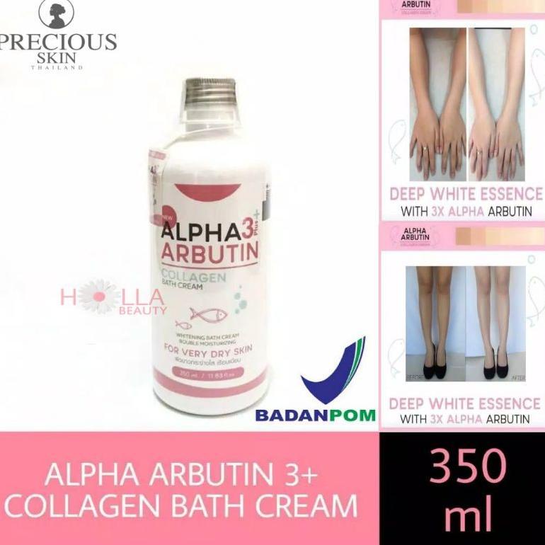 Jual New Produk Bpom Alpha Arbutin 3 Plus Whitening Collagen Bath Cream ...