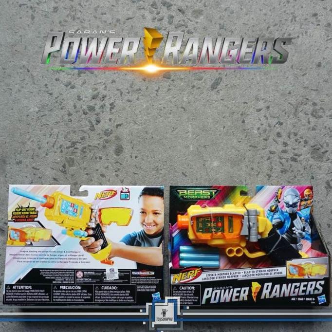 Jual Nerf Power Rangers Beast Morphers Striker Morpher Blaster | Shopee ...