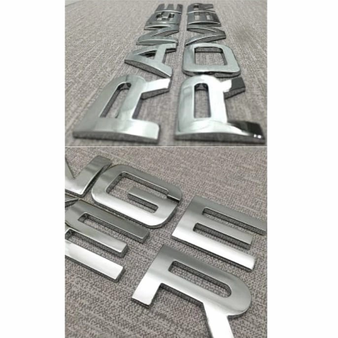 Jual Emblem Logo Range Rover Silver Big Size Besar Original Kap Land ...