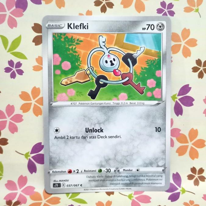 Jual klefki C s7D | 037/067 pokemon tcg indonesia set 10 | Shopee Indonesia