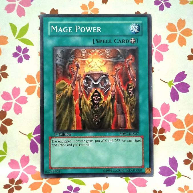 Jual yugioh tcg Mage Power SDSC-EN027 Common 1st Edition | Shopee Indonesia