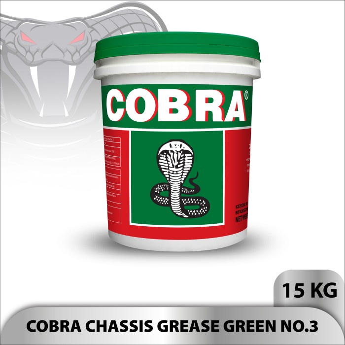 Jual JUMBO - Cobra Chassis Grease Hijau No.3 (15KG) | Shopee Indonesia
