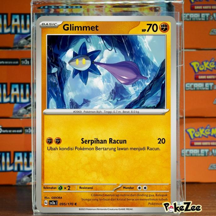Jual Glimmet 095/170 sv3s Kartu Pokemon TCG Indonesia Kilau Hitam | Shopee Indonesia