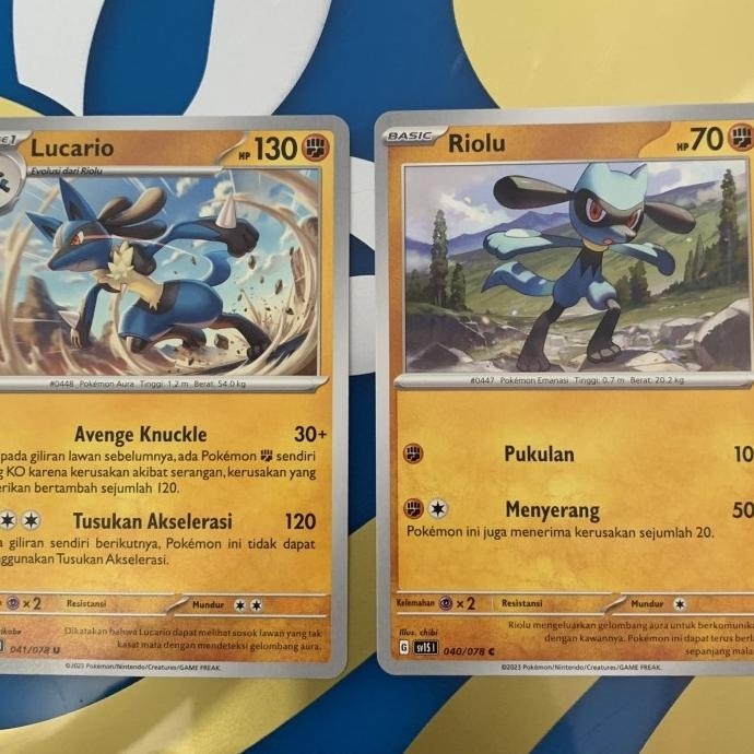 Jual Pokemon TCG Indonesia Riolu Lucario SV1S | Shopee Indonesia