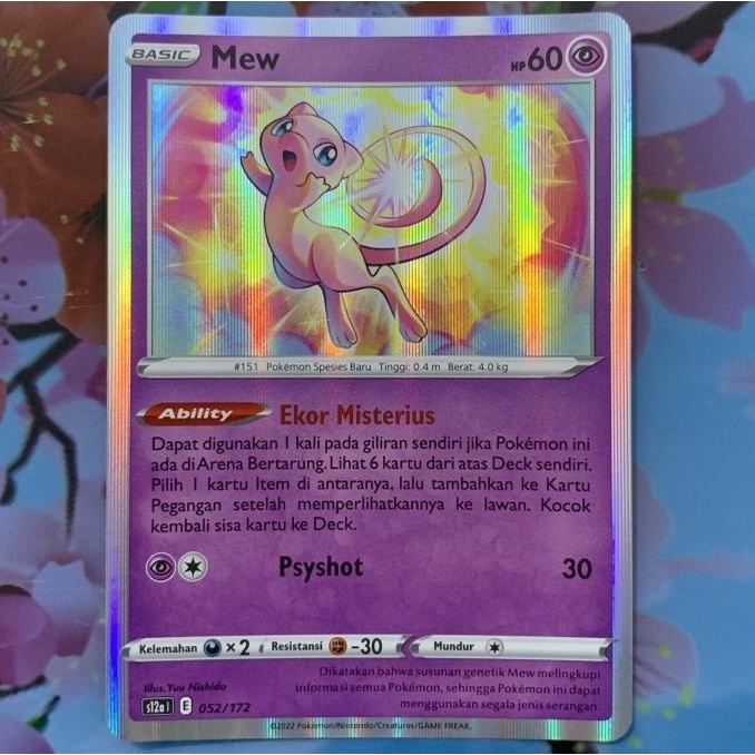 Jual Pokemon TCG Indonesia Mew S12a 052 | Shopee Indonesia