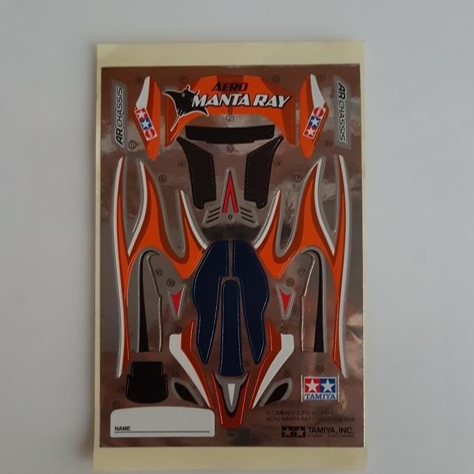 Jual tamiya sticker aero mantaray clear orange (limited) | Shopee Indonesia
