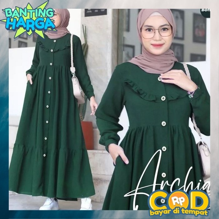 Jual Gsmis Syarii Modern Dres Perempuan Syari Gamis Terbaru 2024 ...