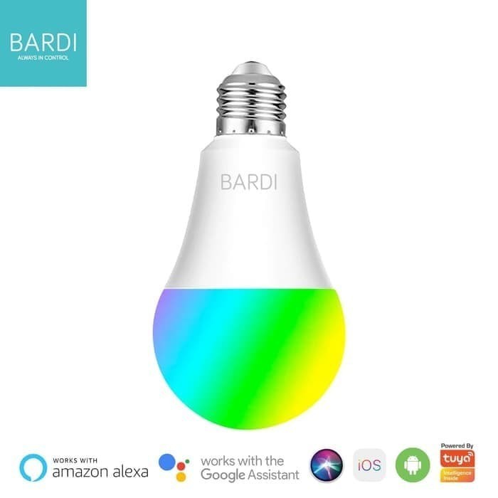Jual BARDI Smart 9W RGBWW LIGHT BULB Wifi Wireless IoT For Home ...