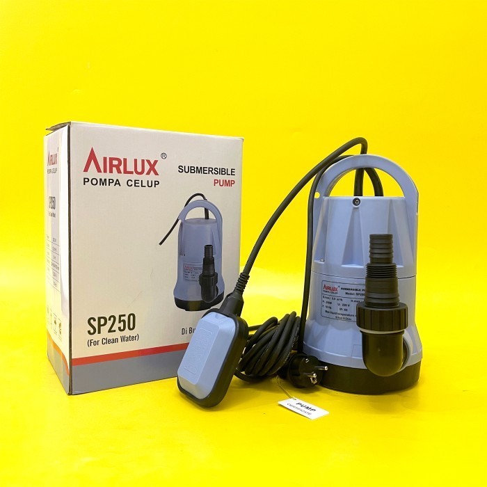 Jual Ori Pompa Celup Airlux Sp250 Sp 250 Auto Otomatis Sirkulasi Kolam Ikan Limited | Shopee ...