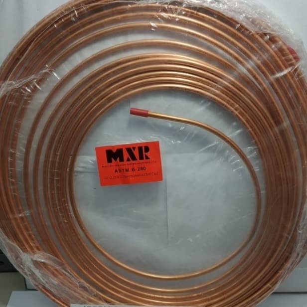 Jual Ori Pipa Tembaga Pipa Ac 1/4 X 076 15Mtr Astm B280 Pipa Roll ...