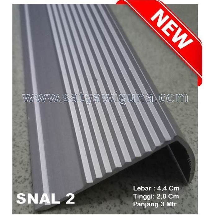 Jual STAIR NOSING / LIS TANGGA / STEP NOSING ALUMUNIUM SNAL2 | Shopee ...