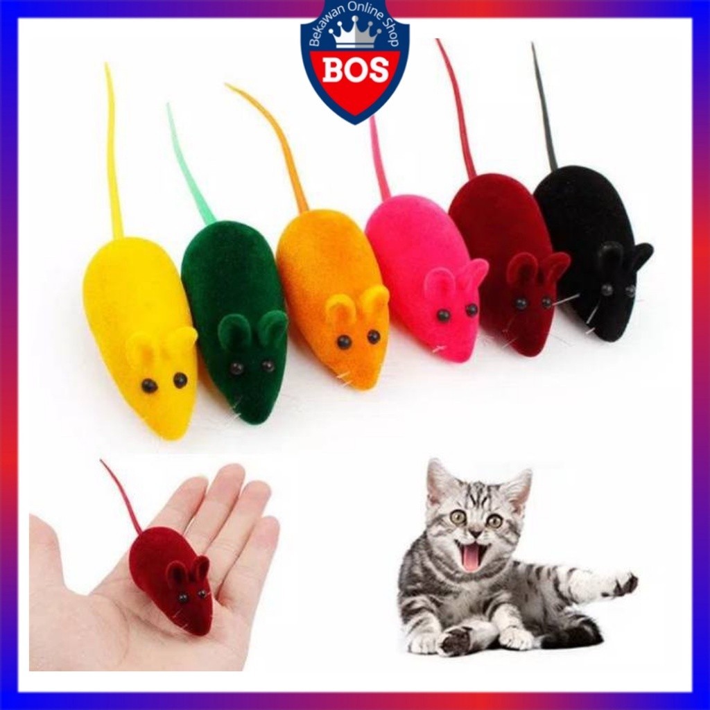 Jual Market1688 Mainan Tikus Interaktif Mencit Kucing Cat Toys Bentuk ...