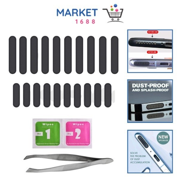 Jual Market1688 STIKER PENUTUP LUBANG SPEAKER ANTI DEBU ISI 10 PCS ...