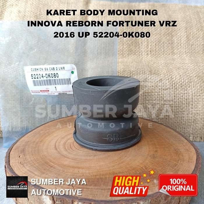 Jual KARET BODY MOUNTING INNOVA REBORN FORTUNER VRZ 2016 UP 52204-0K080 ...