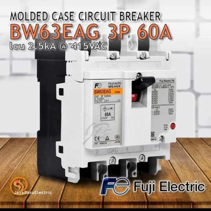 Jual [New Ori] Mccb Fuji Bw63Eag 3P 60A Bw-63Eag Bw63-Eag Terbaru ...