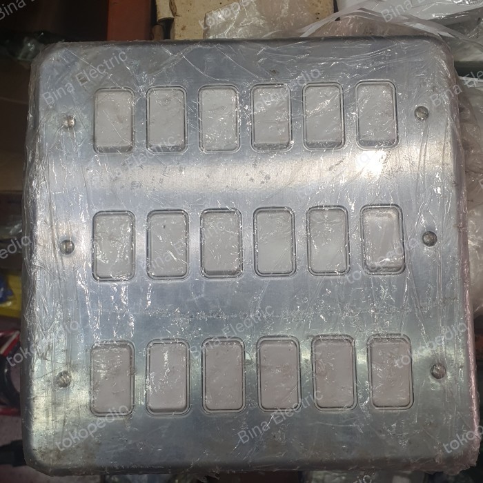 Jual [New] Saklar Mk Gridswitch 18 Gang Sakelar Mk Grid Switch 18Gang ...