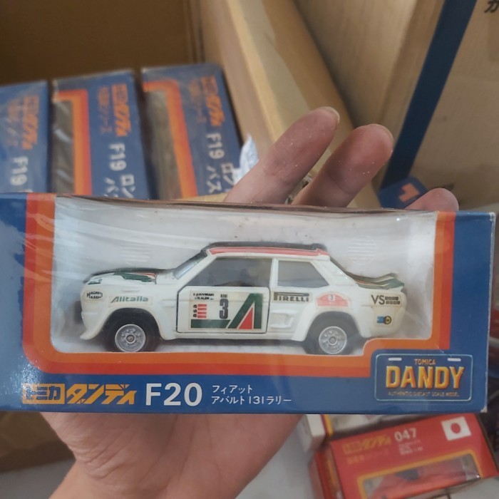 Jual [Original] Tomica Dandy F20 Fiat Abarth 131 Rally White Terbaru | Shopee Indonesia