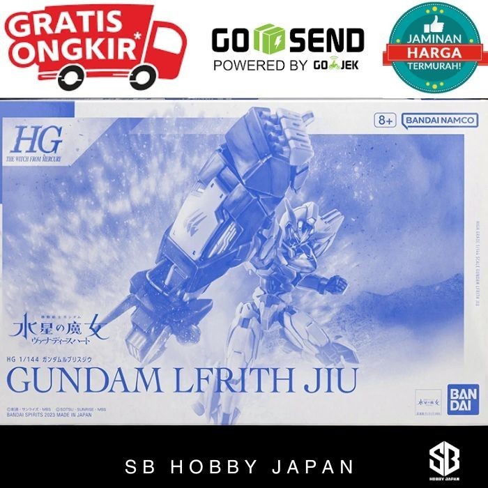 Jual [Original] Hg 1/144 Gundam Lfrith Jiu Bandai Limited Gunpla ...