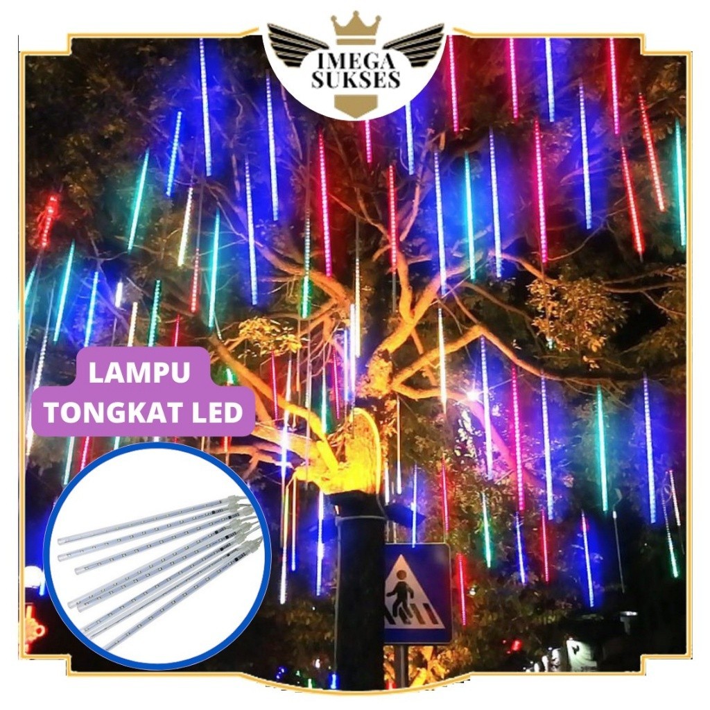 Jual PHG - Tongkat Lampu Taman Hias Meteor Anti Air Dekorasi Pesta Natal Taman Outdoor Indor ...