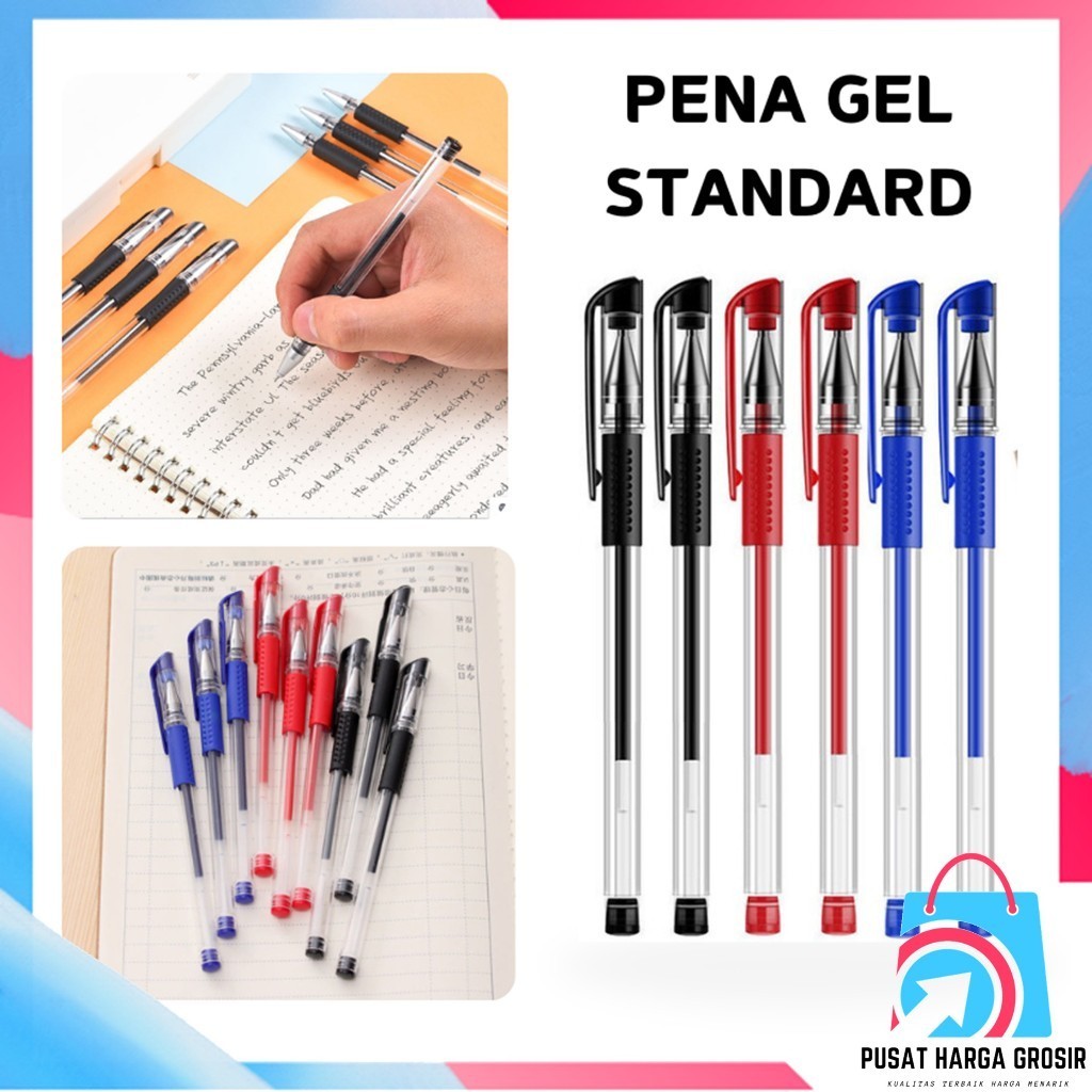 Jual PHG - Pena Gel 0.55mm Standard Pulpen tinta cair Alat Tulis ...