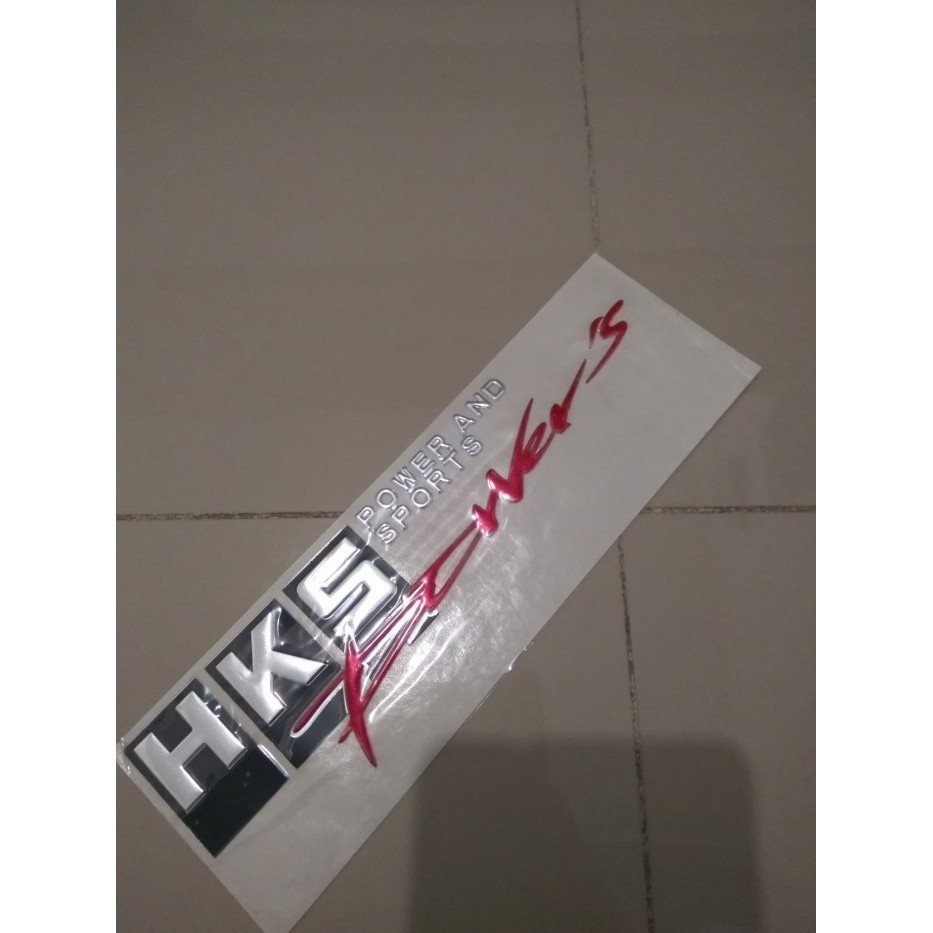 Jual Baru!! STICKER PLAT HKS POWER | Shopee Indonesia