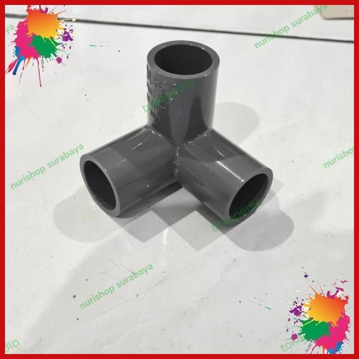 Jual tee pipa 3 way ukuran 3/4" / t / tee elbow pvc 3 way 90 derajat 3/ ...