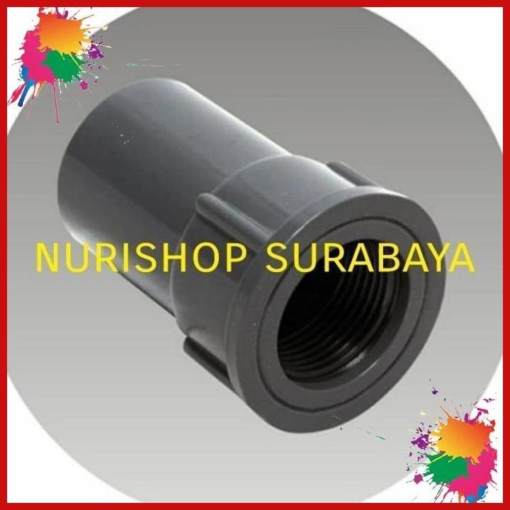 Jual sok drat dalam pvc 3" rucika/ faucet socket / shock pvc 3 aw ...