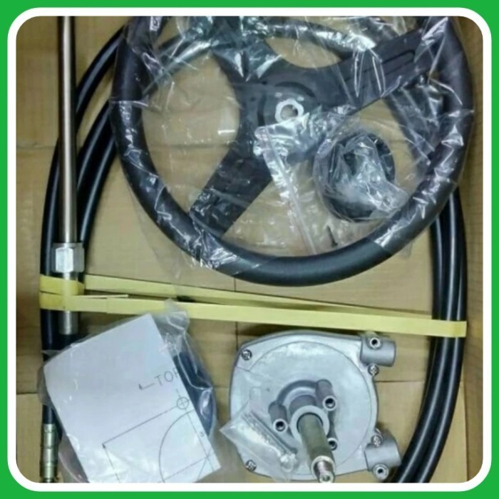 Jual [Baru] Setir Kapal Rotary Kabel 8M - Steering Rotary 8M - Setir ...