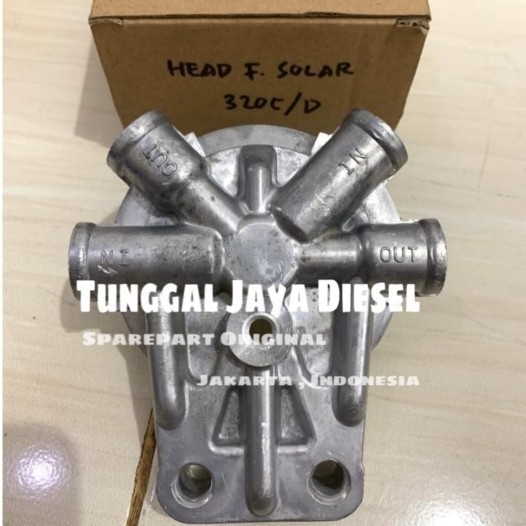Jual New Bracket Head Filter Solar 320C 320D E320C E320D 196-8220 1968220 Diskon | Shopee Indonesia